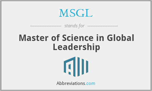 What does MSGL stand for?