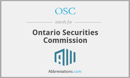 What does OSC stand for?