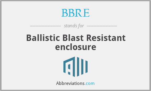 What does BBRE stand for?