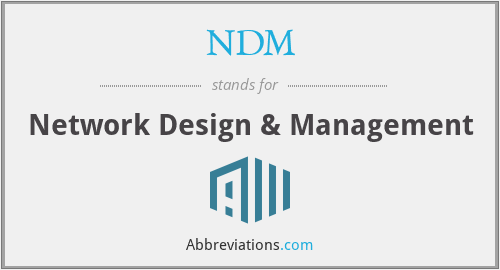 What does NDM stand for?