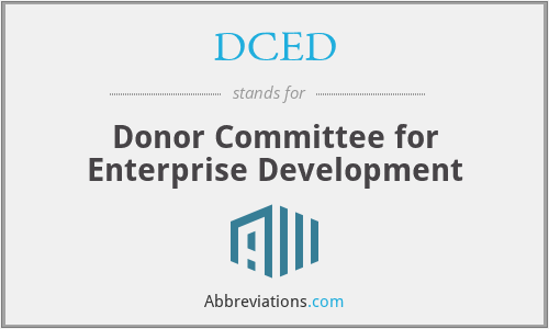 What does DCED stand for?
