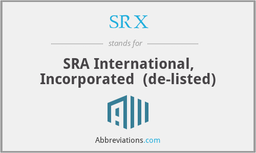 What does SRX stand for?