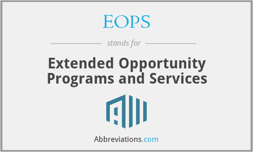 What does EOPS stand for?
