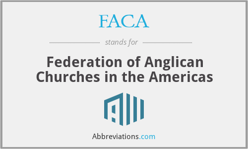 FACA - Federation of Anglican Churches in the Americas
