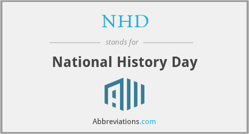 What does NHD stand for?