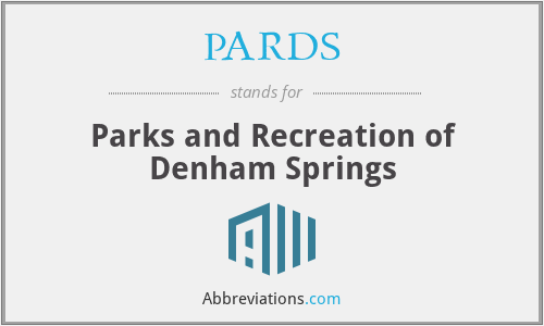 What does PARDS stand for?