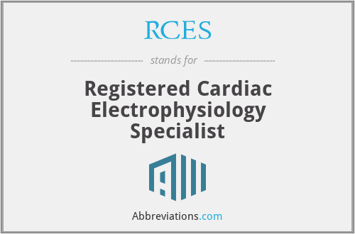 What does RCES stand for?