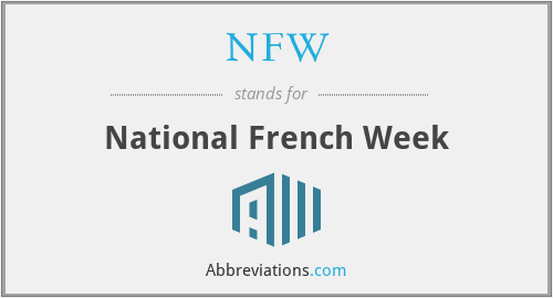 What does NFW stand for?