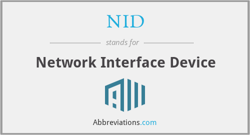 What does NID stand for?
