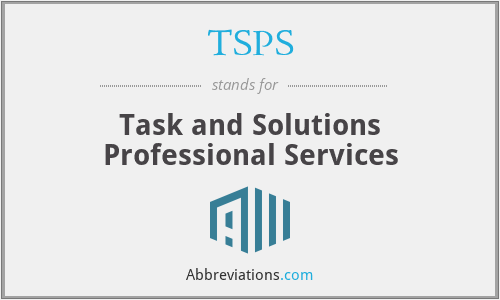What does TSPS stand for?