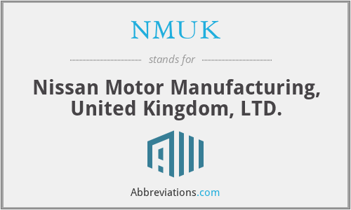 What does NMUK stand for?