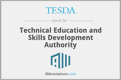 What does TESDA stand for?