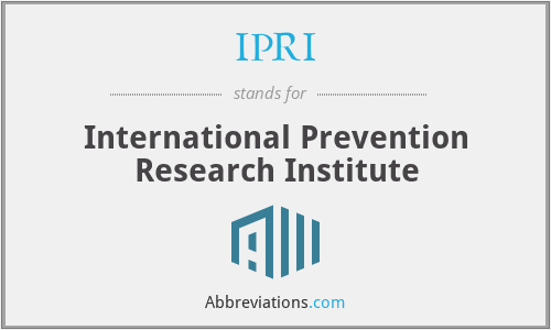 What does IPRI stand for?