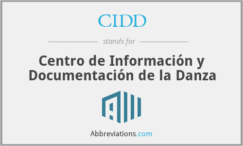 What does CIDD stand for?