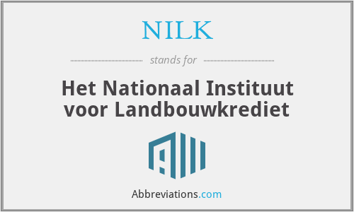 What does NILK stand for?