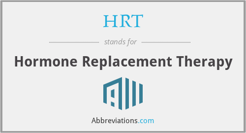 What does HRT stand for?