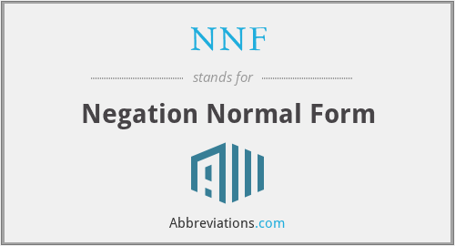 What does NNF stand for?