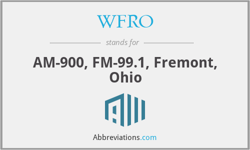 What does WFRO stand for?