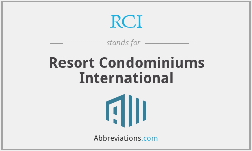What does RCI stand for?