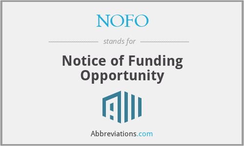 What does NOFO stand for?