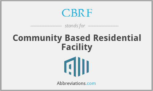 What does CBRF stand for?