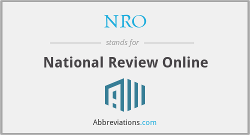 What does NRO stand for?