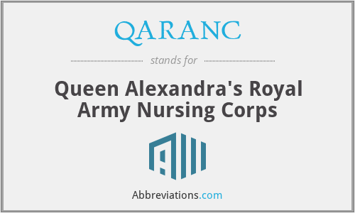 What does QARANC stand for?