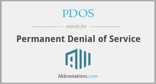 What does PDOS stand for?