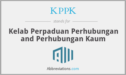 What does KPPK stand for?