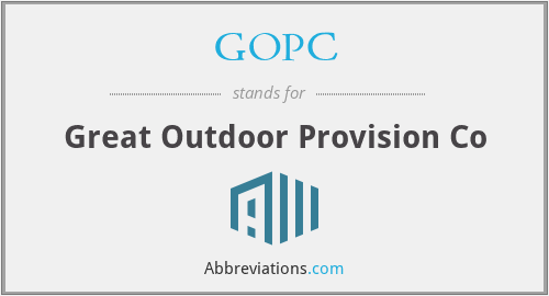 What does GOPC stand for?