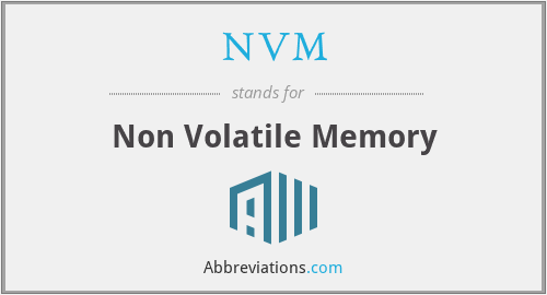 What does NVM stand for?