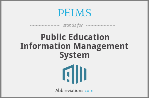 What does PEIMS stand for?