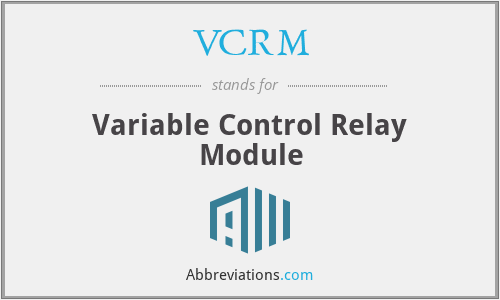 VCRM - Variable Control Relay Module