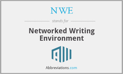 What does NWE stand for?
