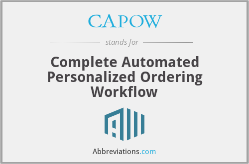 What does CAPOW stand for?