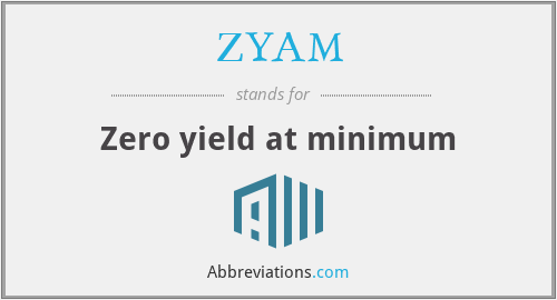 What does ZYAM stand for?
