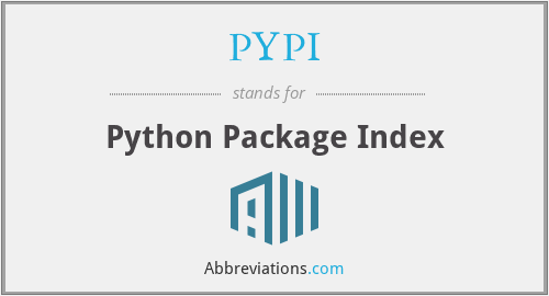 What does PYPI stand for?