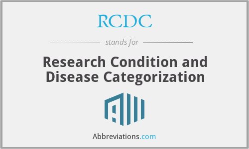What does RCDC stand for?