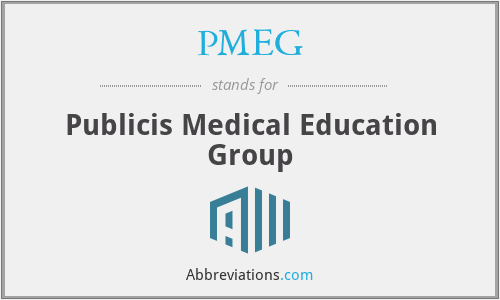 What does PMEG stand for?