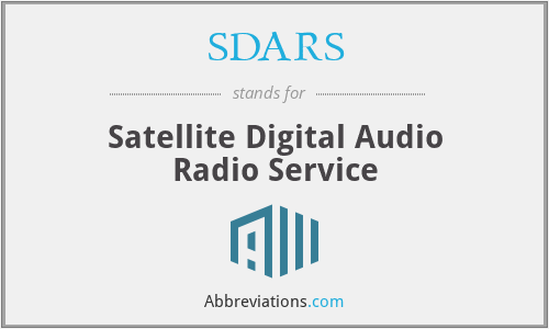 What does SDARS stand for?