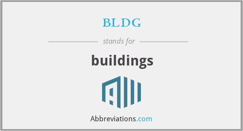 What is the abbreviation for buildings?