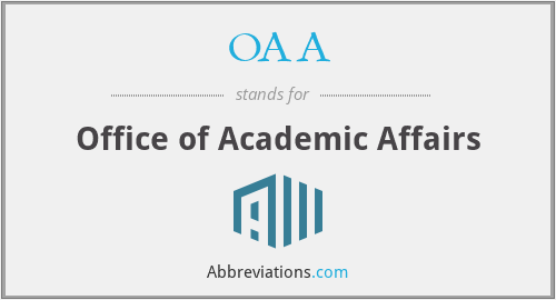 What does OAA stand for?