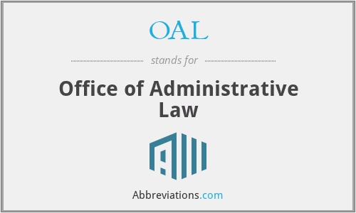 What does OAL stand for?