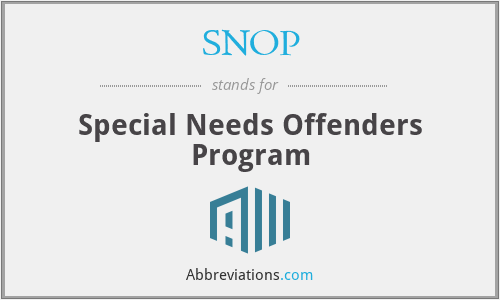 What does SNOP stand for?