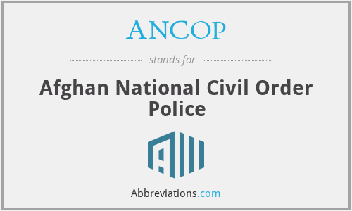 What does ANCOP stand for?