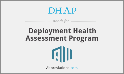 What does DHAP stand for?
