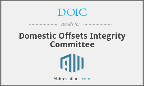 What does DOIC stand for?