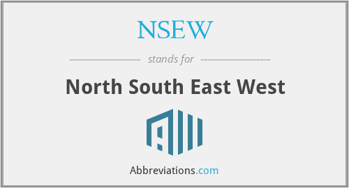 What does NSEW stand for?