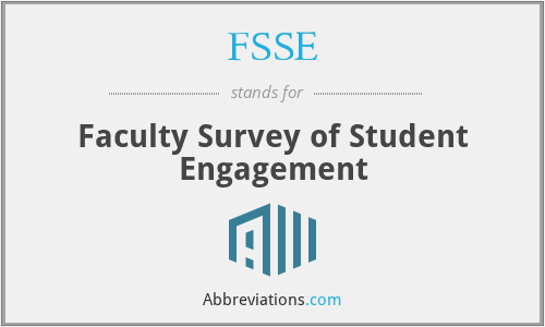 What does FSSE stand for?