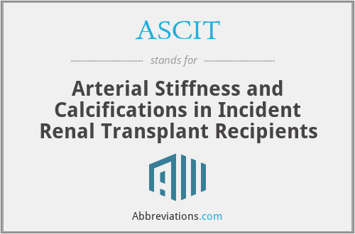 What does ASCIT stand for?